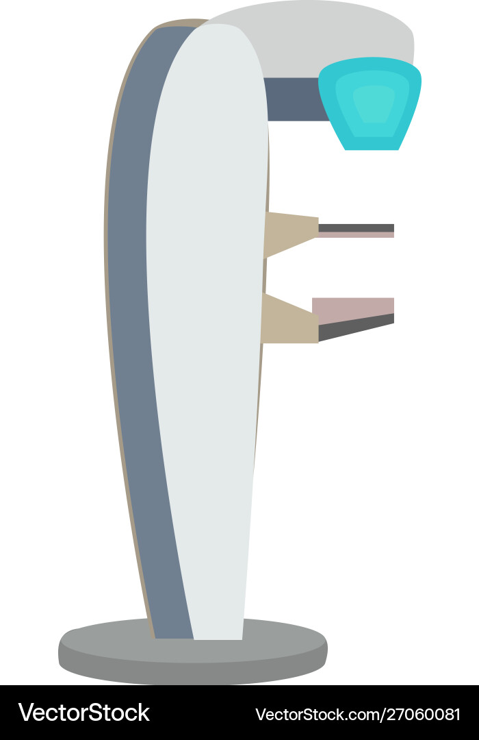 Mammograph mammography diagnosis breast Royalty Free Vector