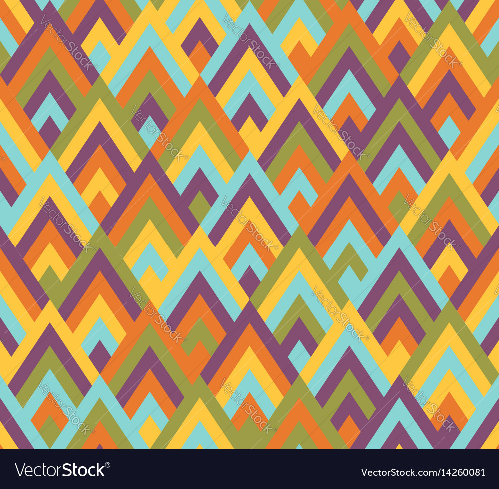 Seamless pattern rhombus style Royalty Free Vector Image