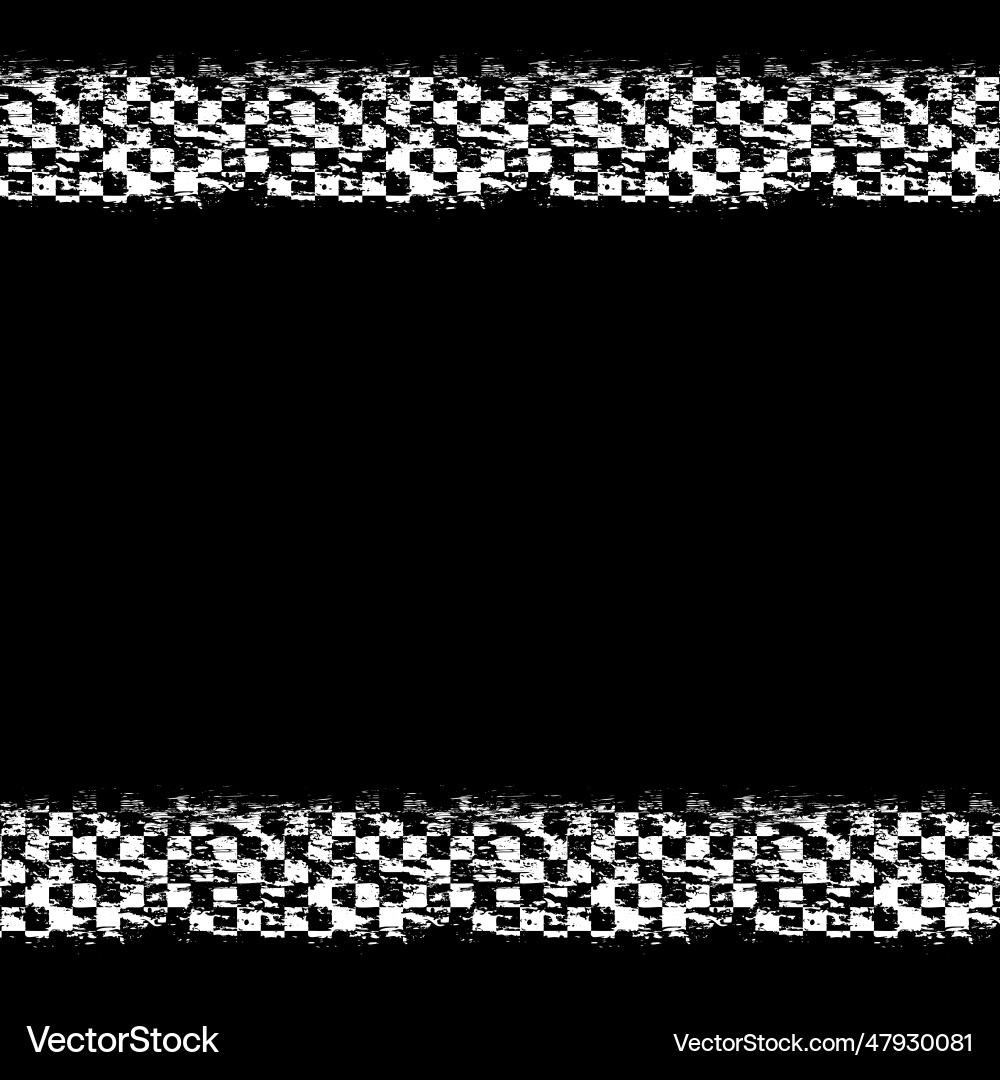 Sport flags grunge start and finish Royalty Free Vector