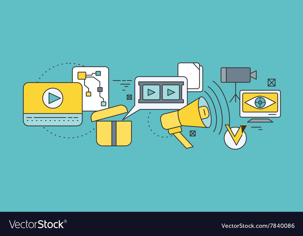 Concept search engine optimization Royalty Free Vector Image