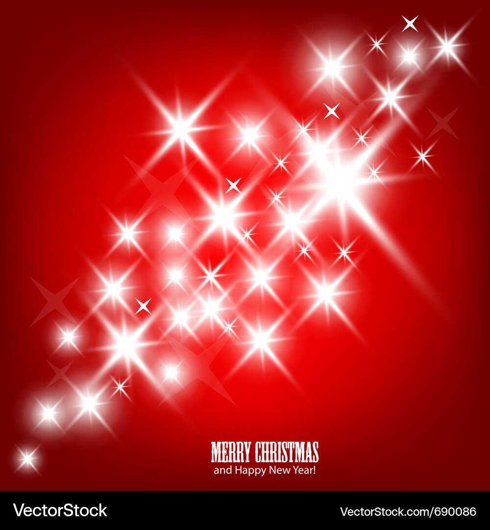 Red beautiful christmas background Royalty Free Vector Image