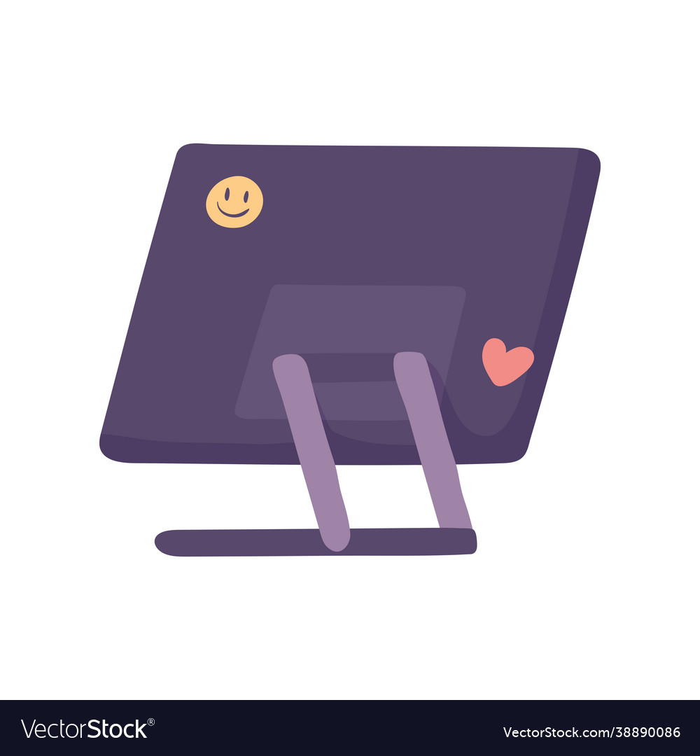 Screen computer device Royalty Free Vector Image