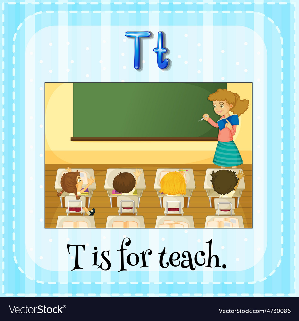 Teach Royalty Free Vector Image - VectorStock