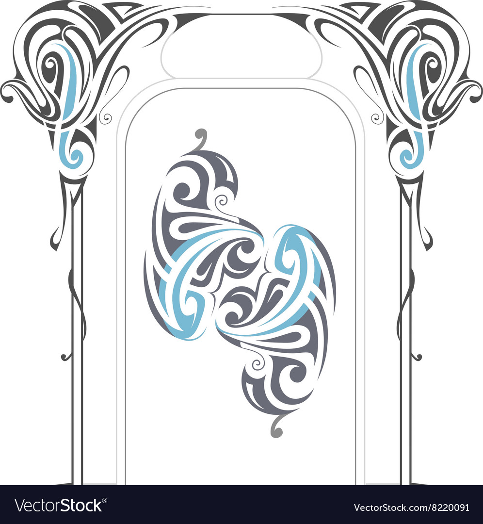 Art Nouveau style elements Royalty Free Vector Image Art Nouveau style elements Royalty Free Vector Image