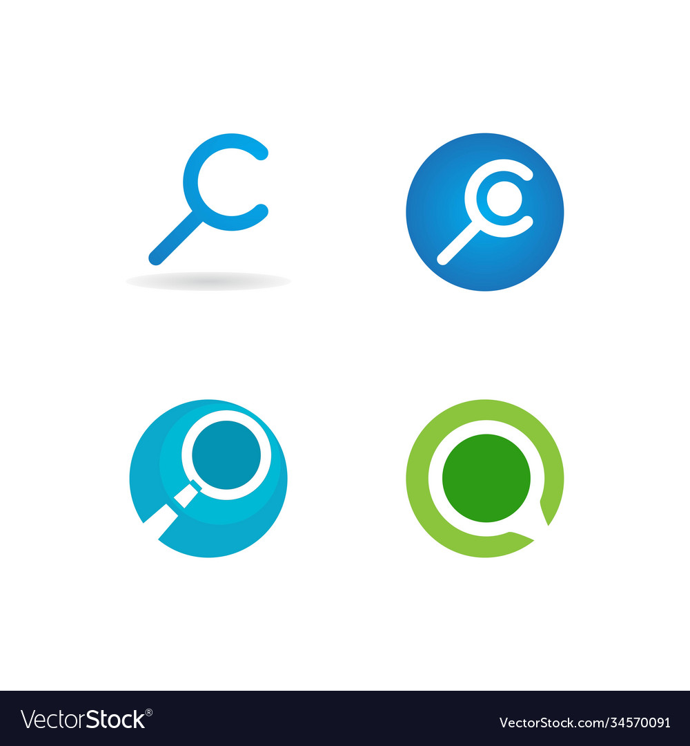 Search logo Royalty Free Vector Image - VectorStock