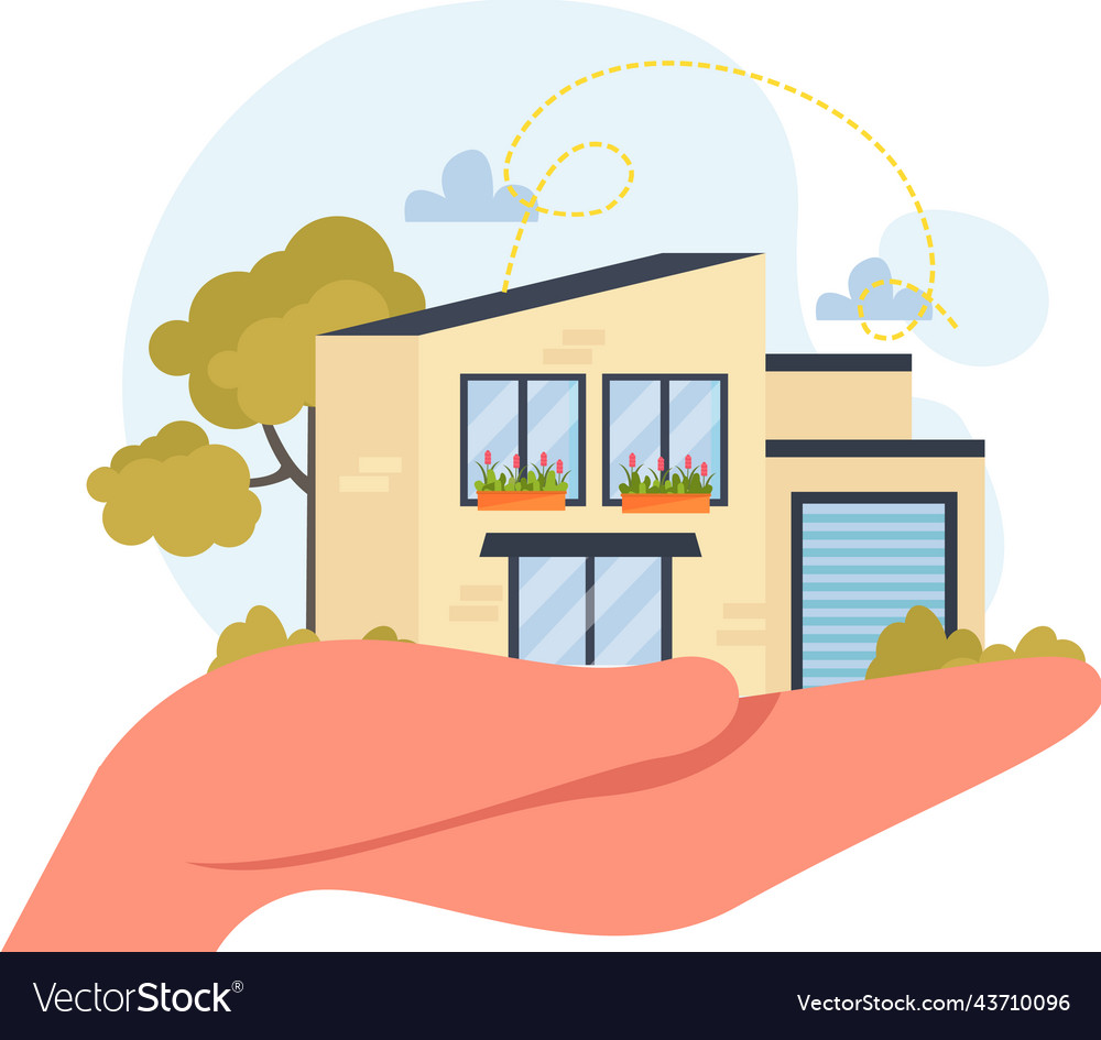 Human dreams flat composition Royalty Free Vector Image