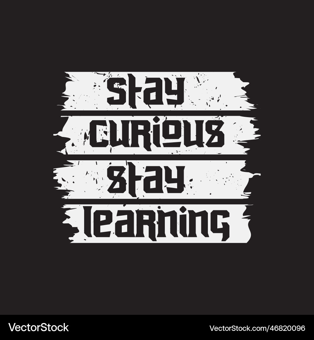 Quote lettering text typography t shirt design Vector Image
