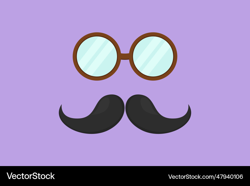 Cartoon flat style drawing old retro men face Vector Image