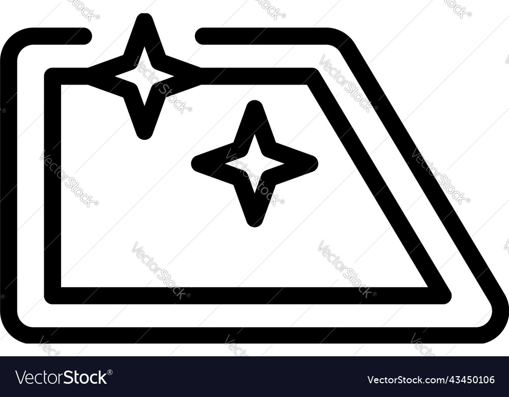 Clean door window icon outline carwash Royalty Free Vector Clean door window icon outline carwash Royalty Free Vector