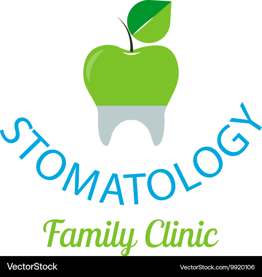 Dentist symbols badge Royalty Free Vector Image