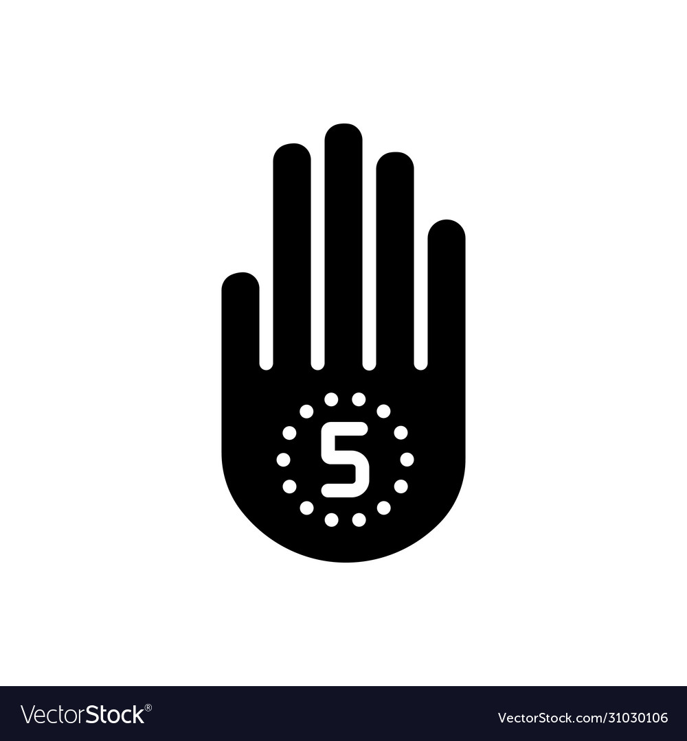Five Royalty Free Vector Image - VectorStock