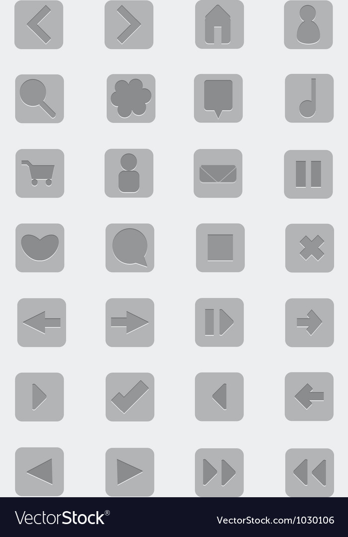 Icon pack of 28 Royalty Free Vector Image - VectorStock