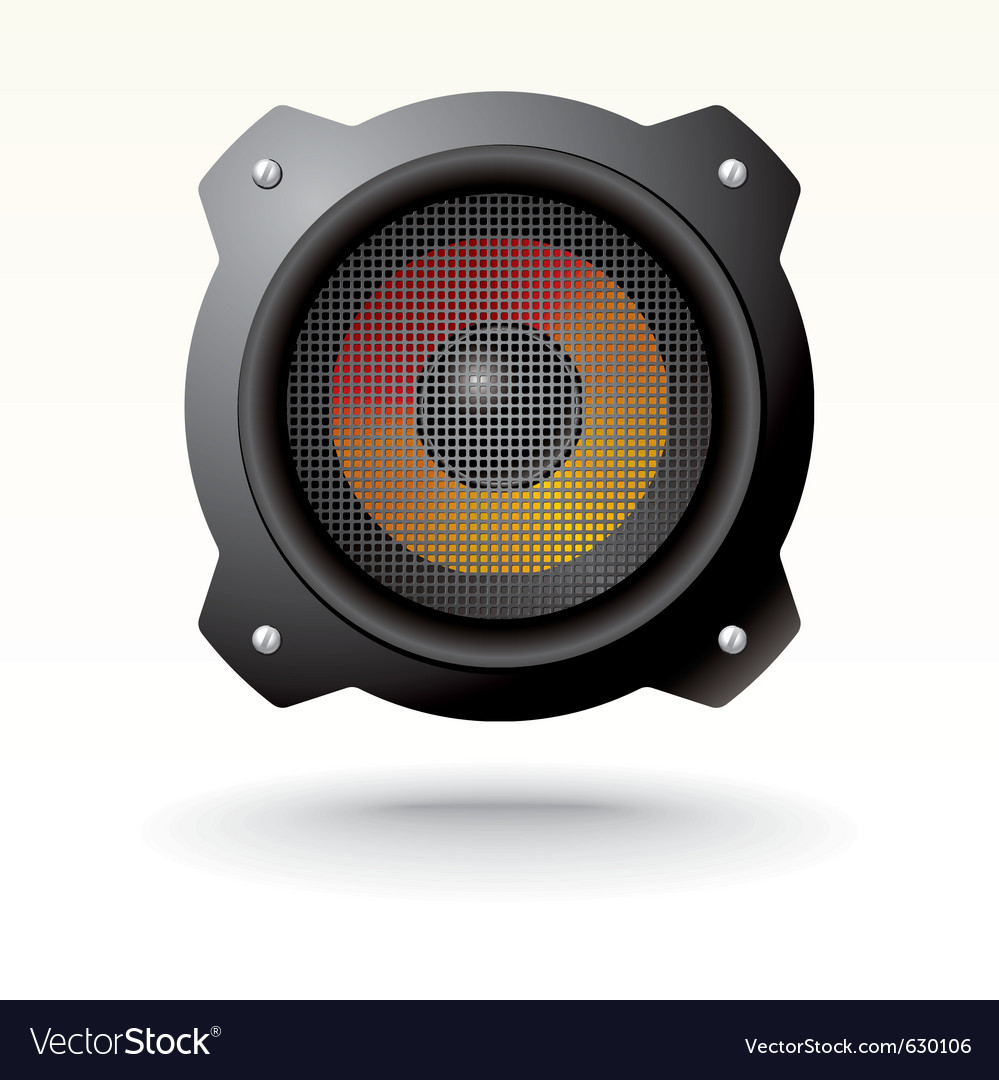Modern speaker Royalty Free Vector Image - VectorStock