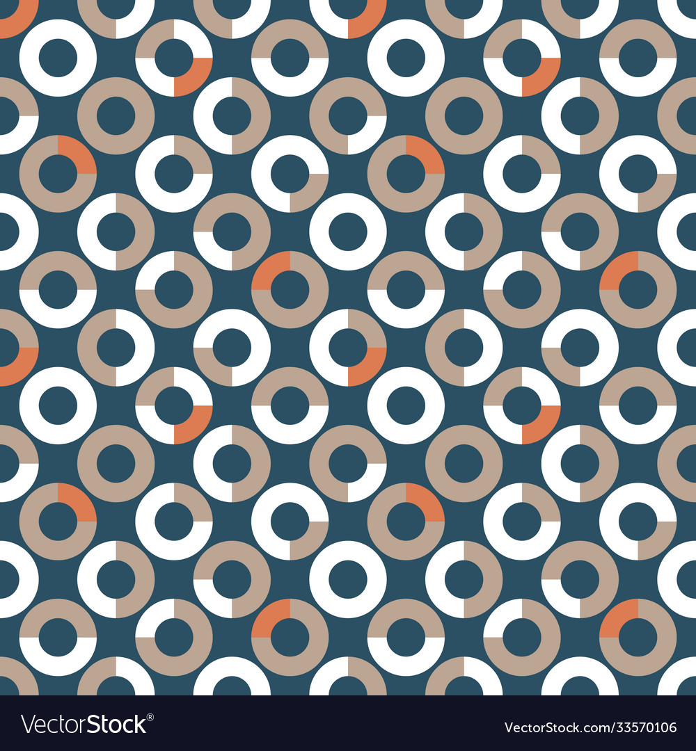 Simple regular geometric seamless pattern Vector Image