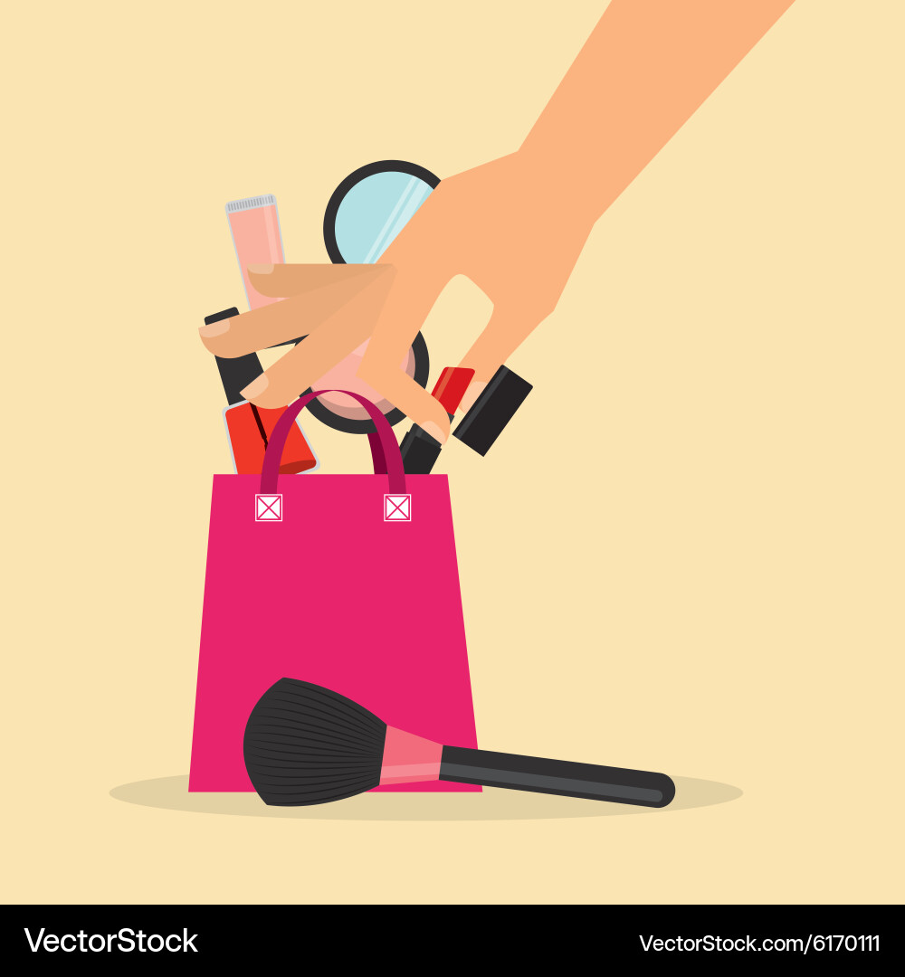 Fashion make up Royalty Free Vector Image - VectorStock