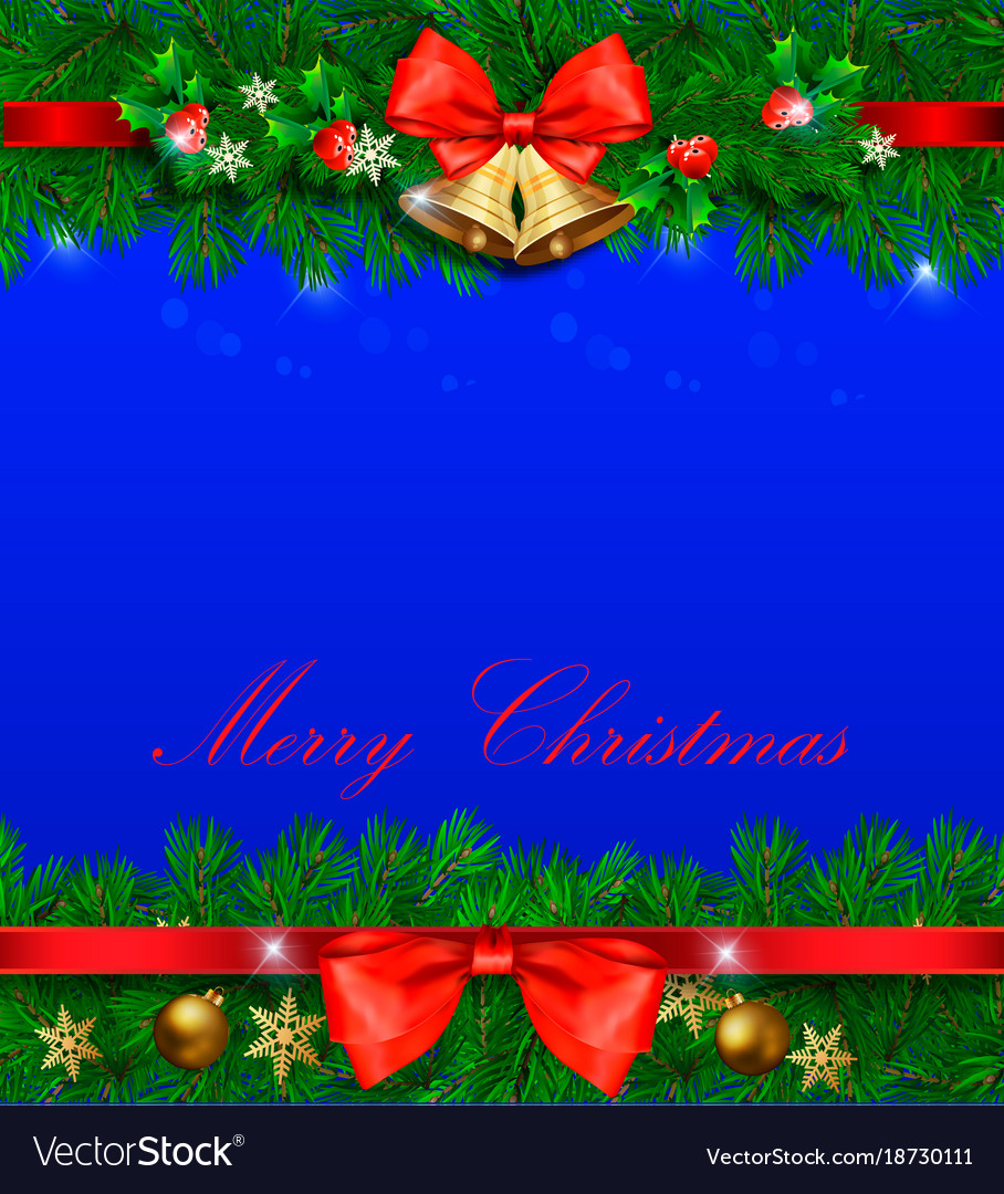 Merry christmas decoration Royalty Free Vector Image