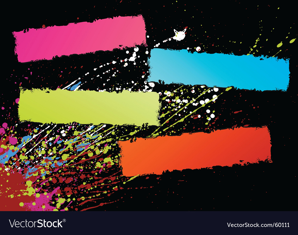 Spectrum frames Royalty Free Vector Image - VectorStock