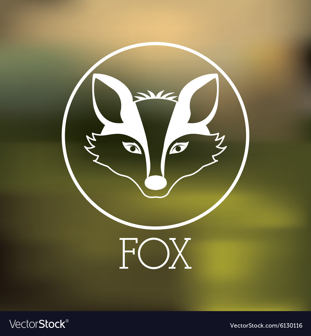 Fox design Royalty Free Vector Image - VectorStock