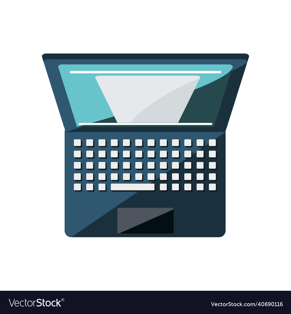 Laptop computer device Royalty Free Vector Image