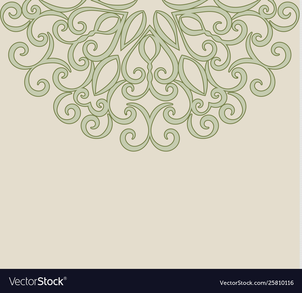 Mandala pattern background Royalty Free Vector Image