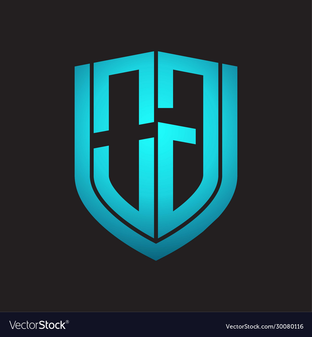 Og logo monogram with emblem shield design Vector Image Og logo monogram with emblem shield design Vector Image