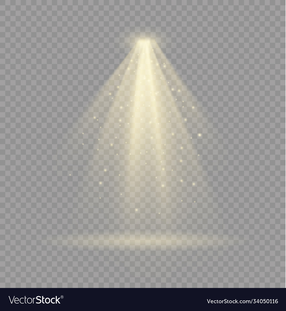 Spotlight light effect Royalty Free Vector Image