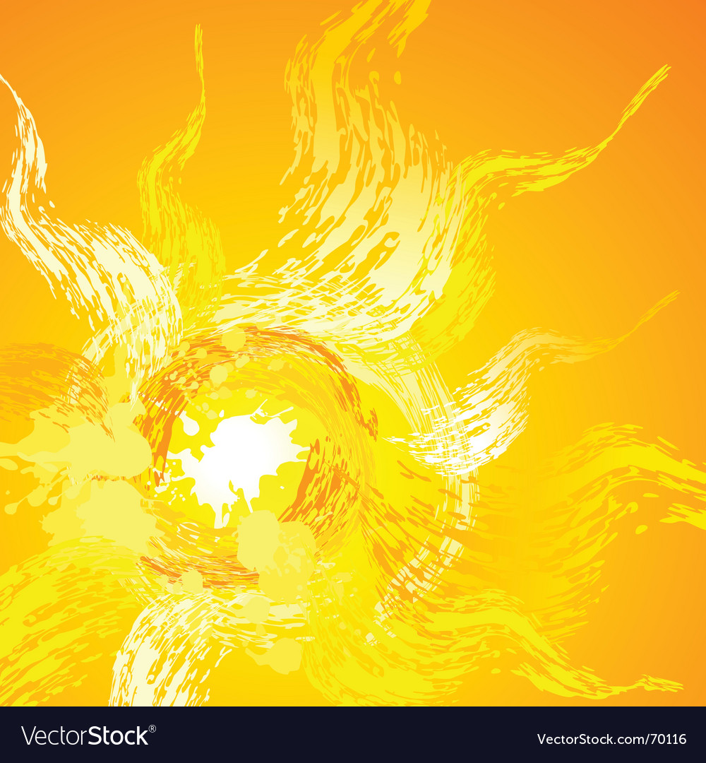 Sun abstract Royalty Free Vector Image - VectorStock