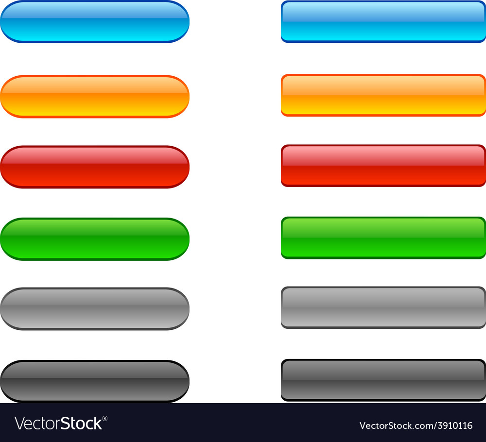 Web buttons Royalty Free Vector Image - VectorStock
