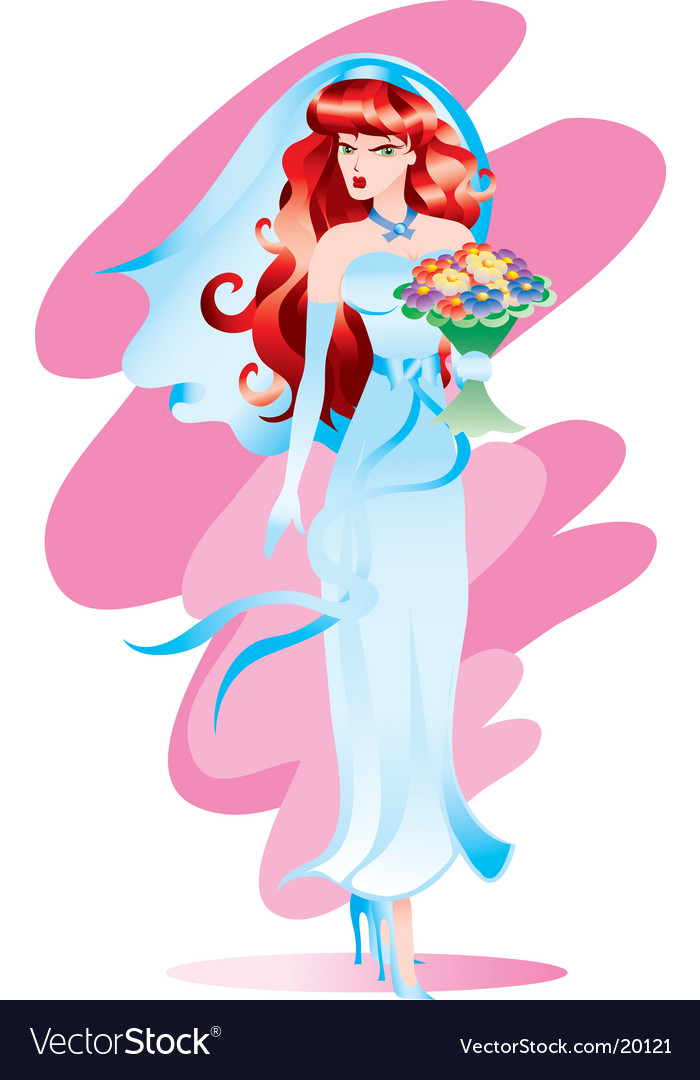 Bride Royalty Free Vector Image - VectorStock