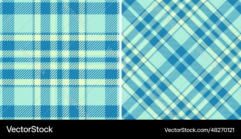 Fabric tartan of textile check plaid Royalty Free Vector