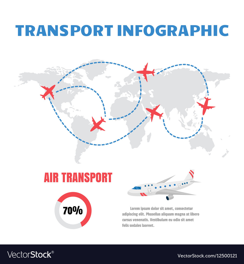 Globe world map infographic Royalty Free Vector Image