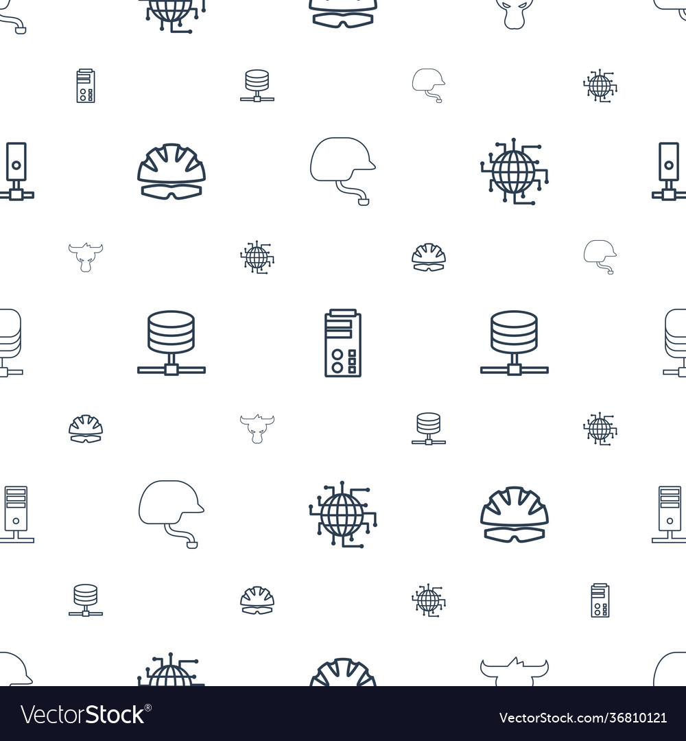 Hard icons pattern seamless white background Vector Image