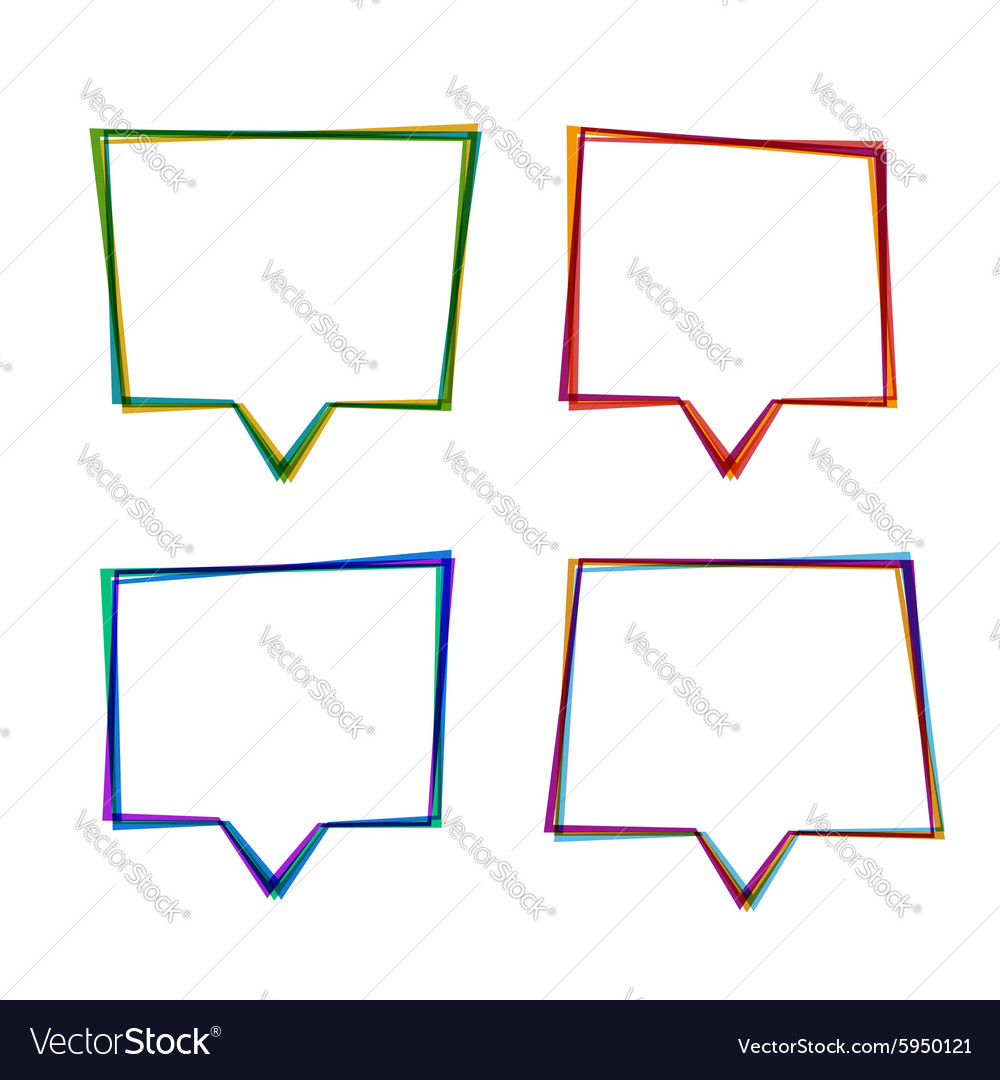 Line frames Royalty Free Vector Image - VectorStock
