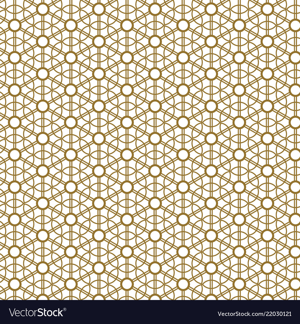 Pattern circle color graphic collection on white Vector Image