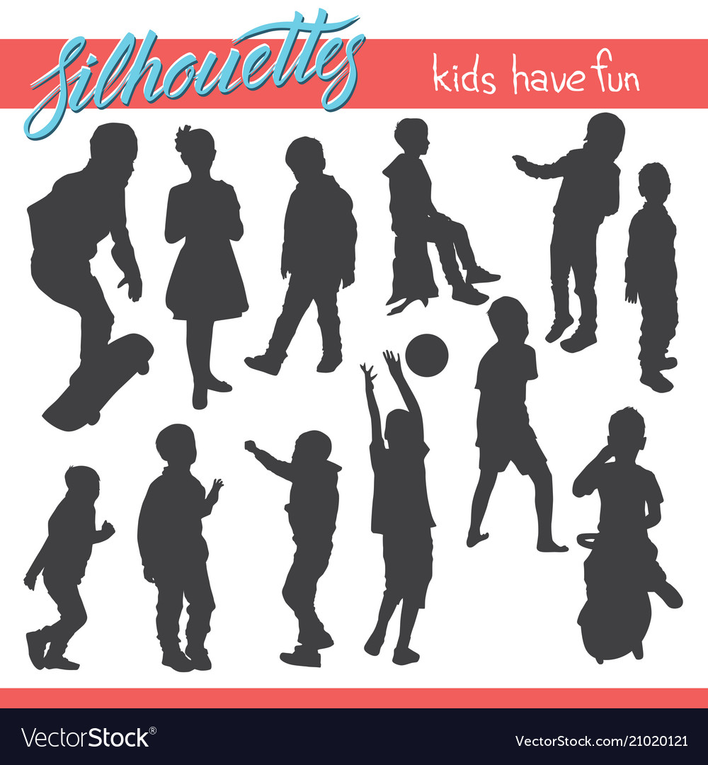 Silhouette Royalty Free Vector Image - VectorStock