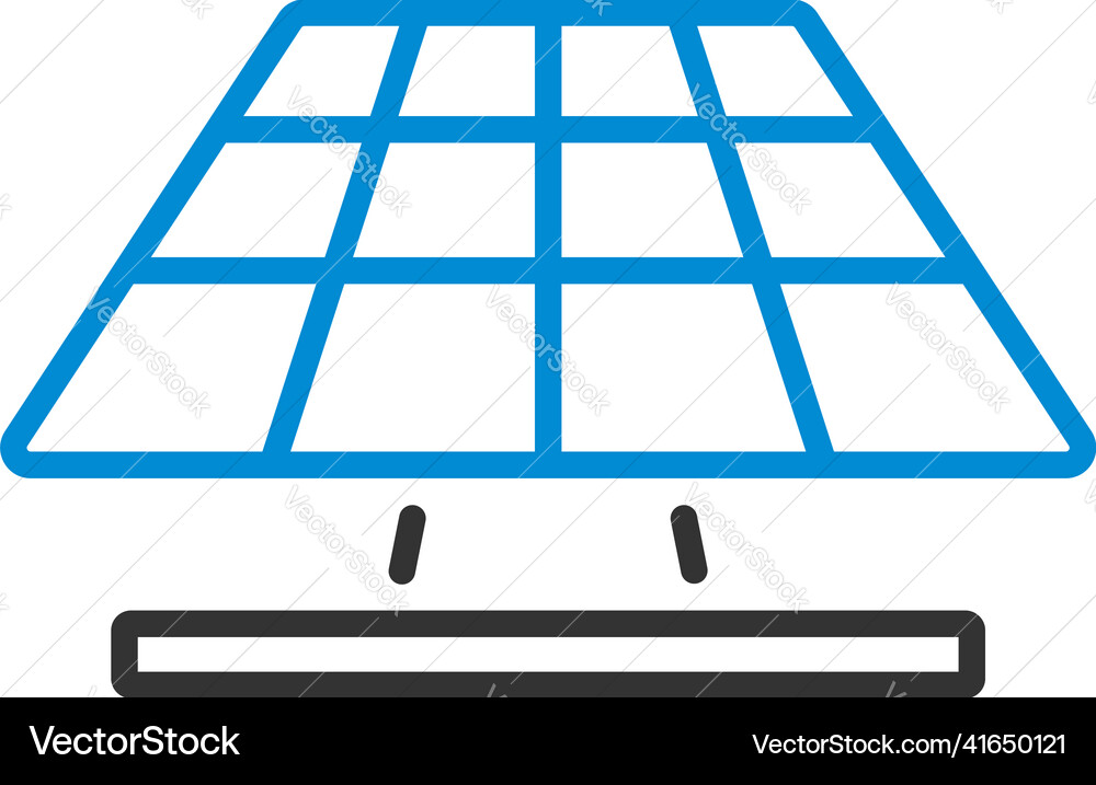 Solar energy panel icon Royalty Free Vector Image