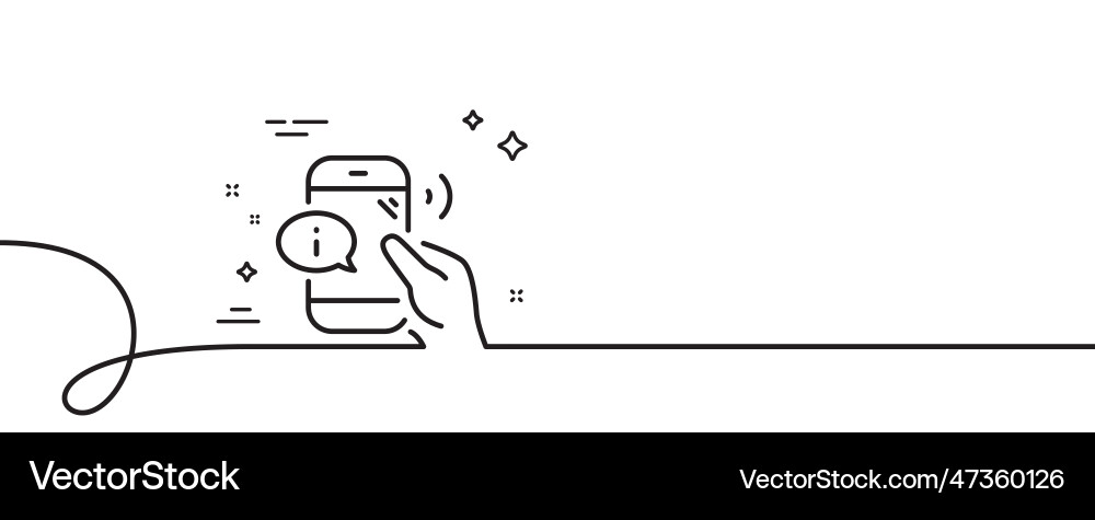 Call center service line icon phone support sign Vector Image