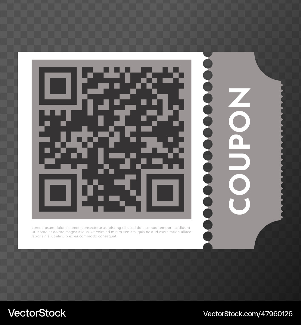 Coupon promotion sale Royalty Free Vector Image