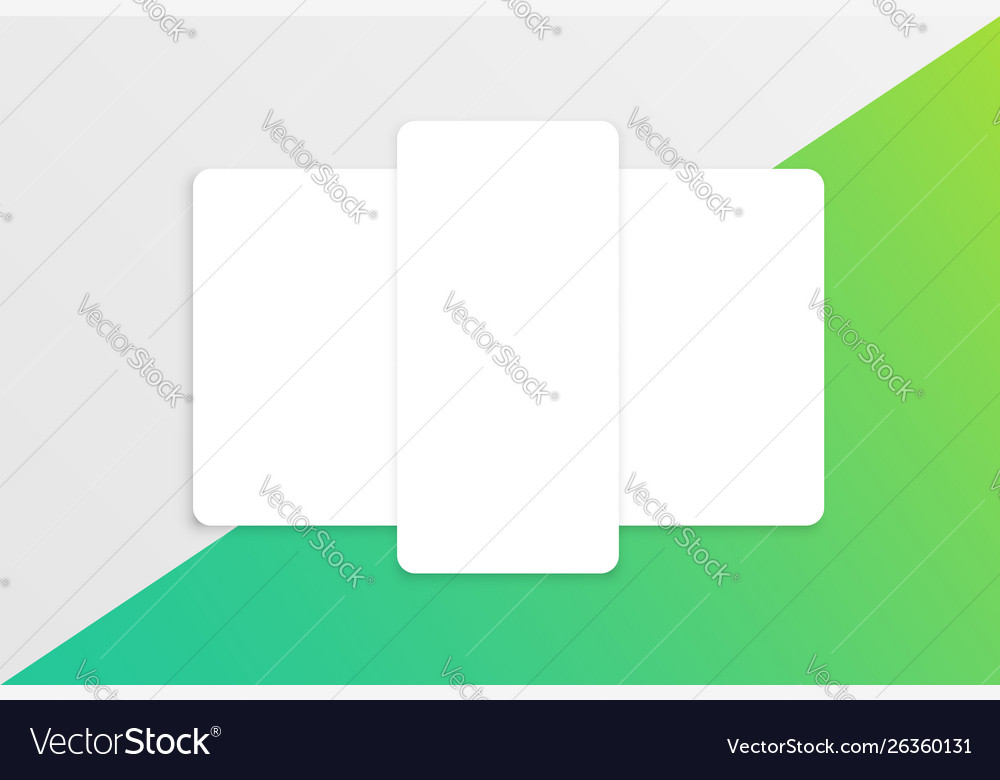 Colorful card template for web usage Royalty Free Vector