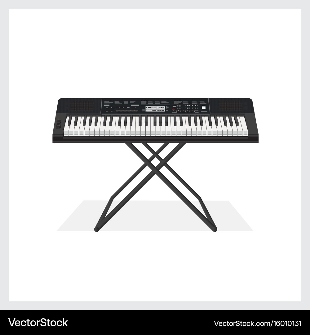 Keyboard instrument Royalty Free Vector Image - VectorStock