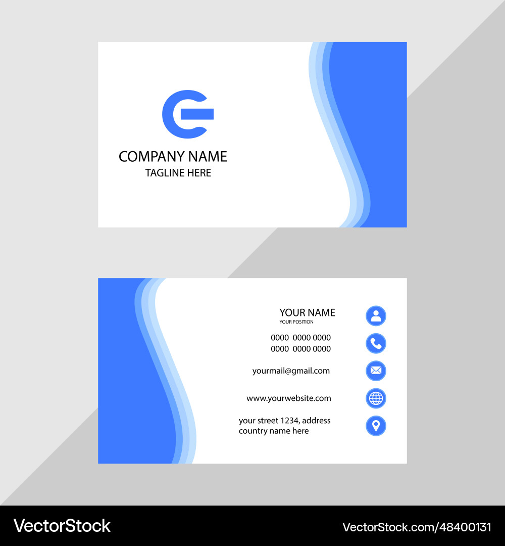 Modern and simple professional corporate business Vector Image