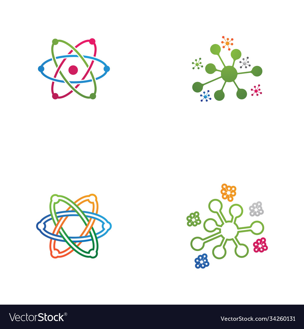 Molecule design Royalty Free Vector Image - VectorStock