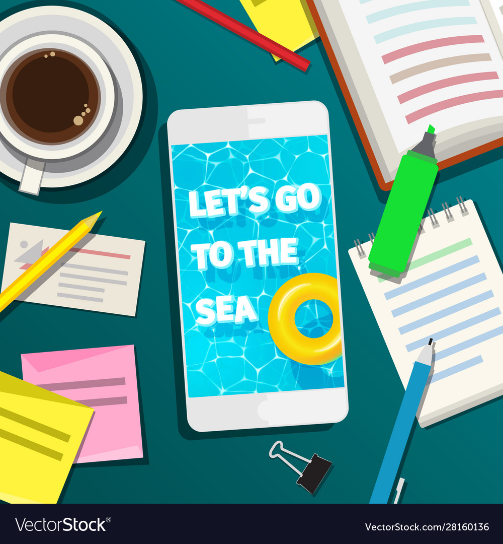 Concept vacation Royalty Free Vector Image - VectorStock