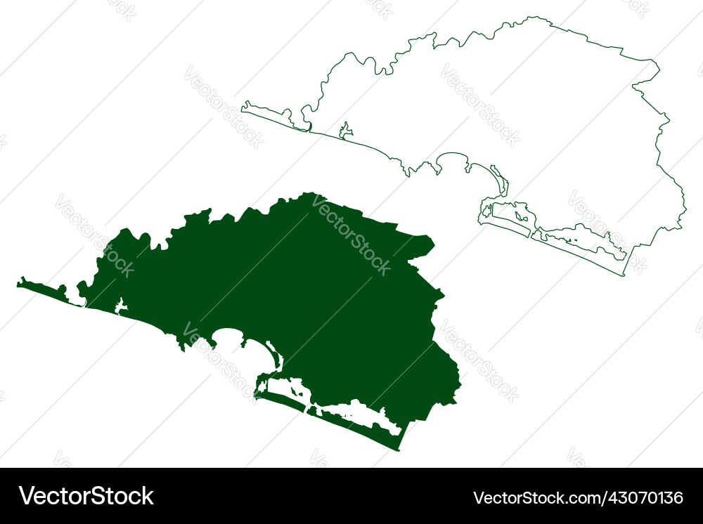 Manzanillo municipality free and sovereign state Vector Image