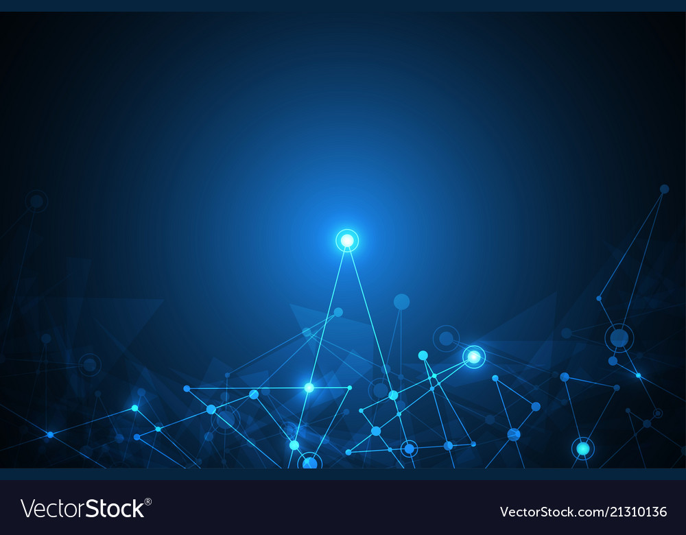 Technology network data design Royalty Free Vector Image