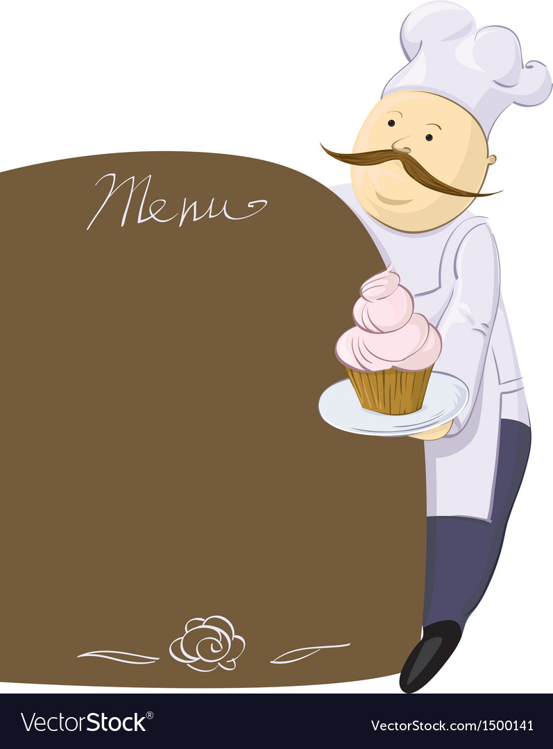 Chef menu Royalty Free Vector Image - VectorStock