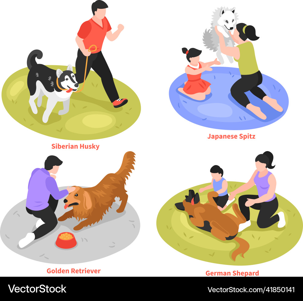 Dog breed design concept Royalty Free Vector Image