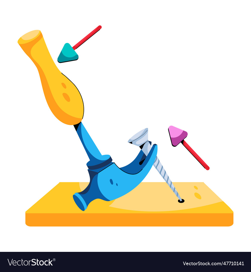 Hammer Royalty Free Vector Image - VectorStock