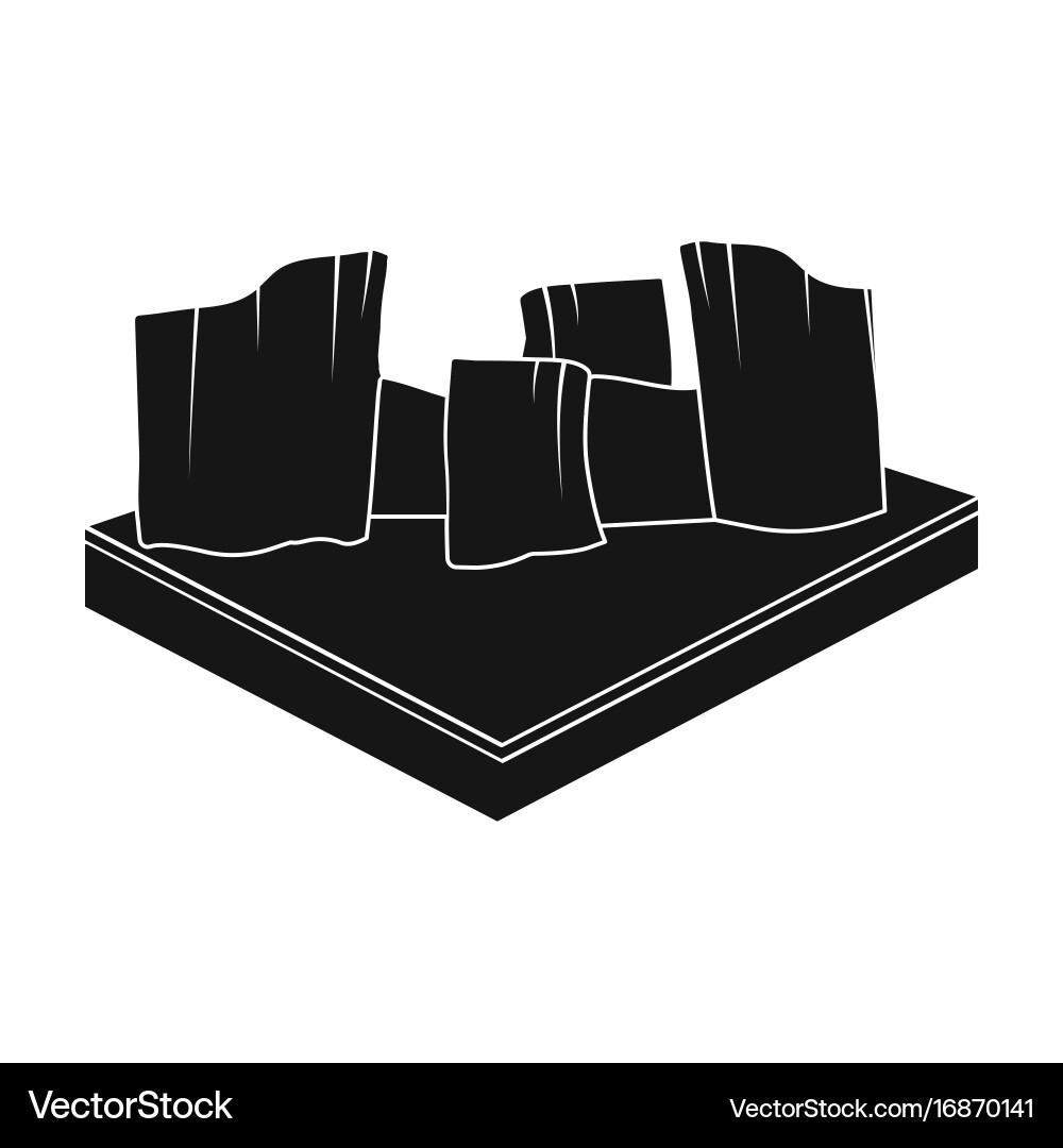 Mountains rocks and landscape relief and Vector Image