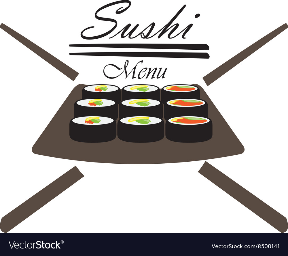 Sushi Royalty Free Vector Image - VectorStock
